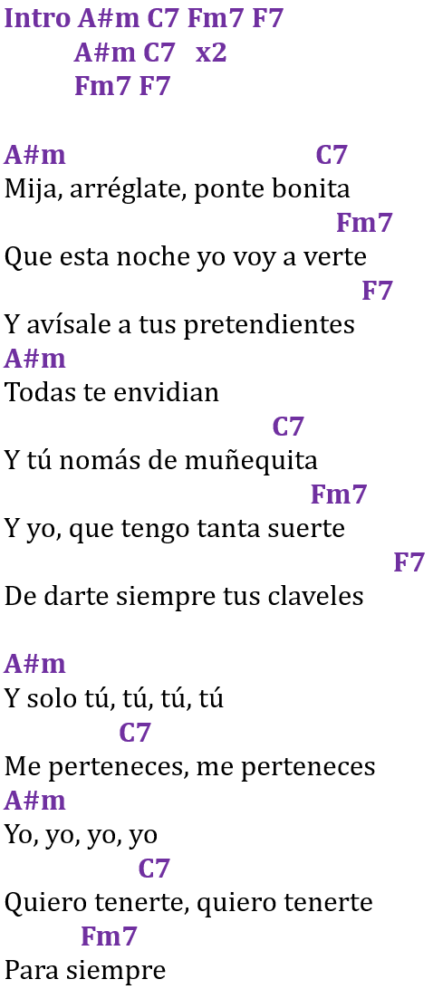 Tu Tu Tu - Clave Especial, Edgardo Nuñez Letra y Acordes en Guitarra
